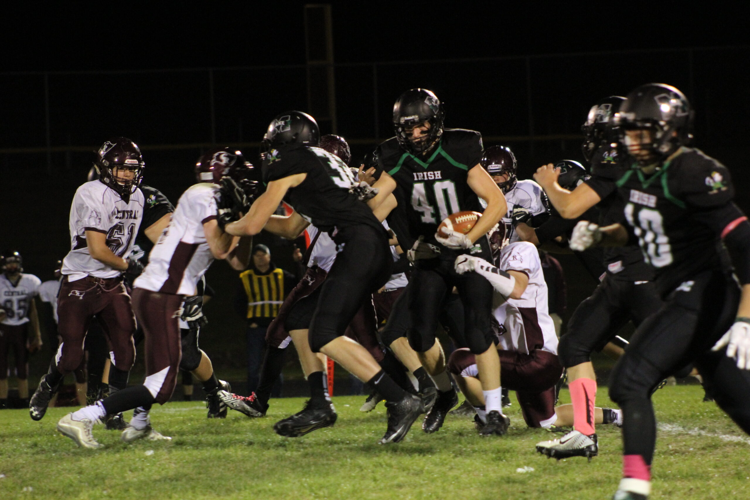 Irish move on in football section tournament | Maple Lake Messenger