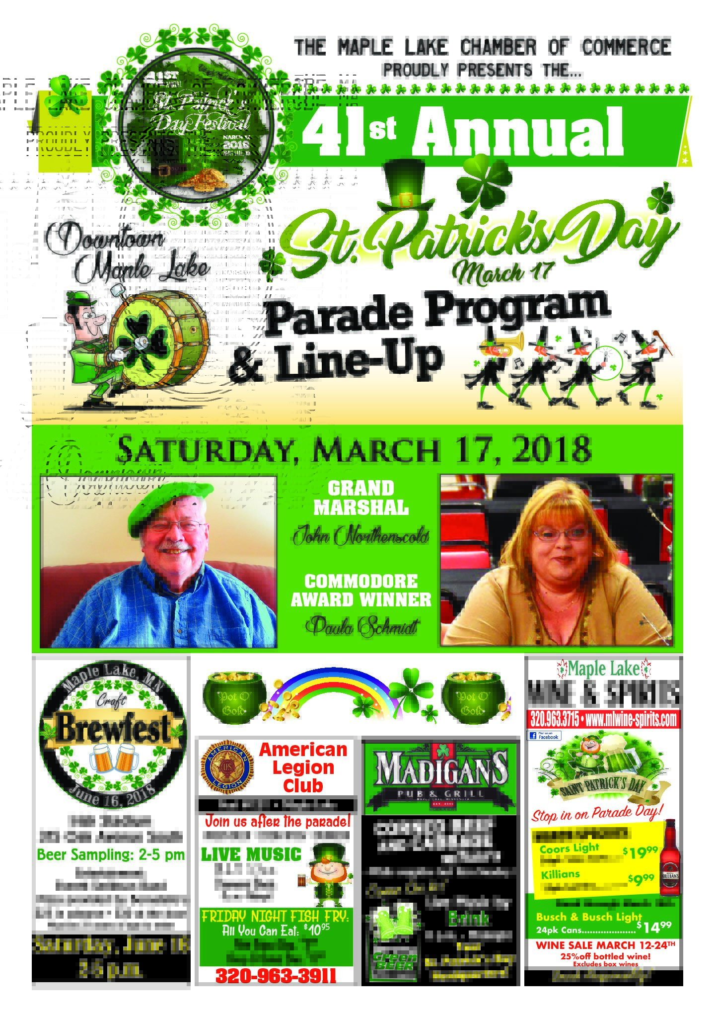 2018 Parade Program | Maple Lake Messenger