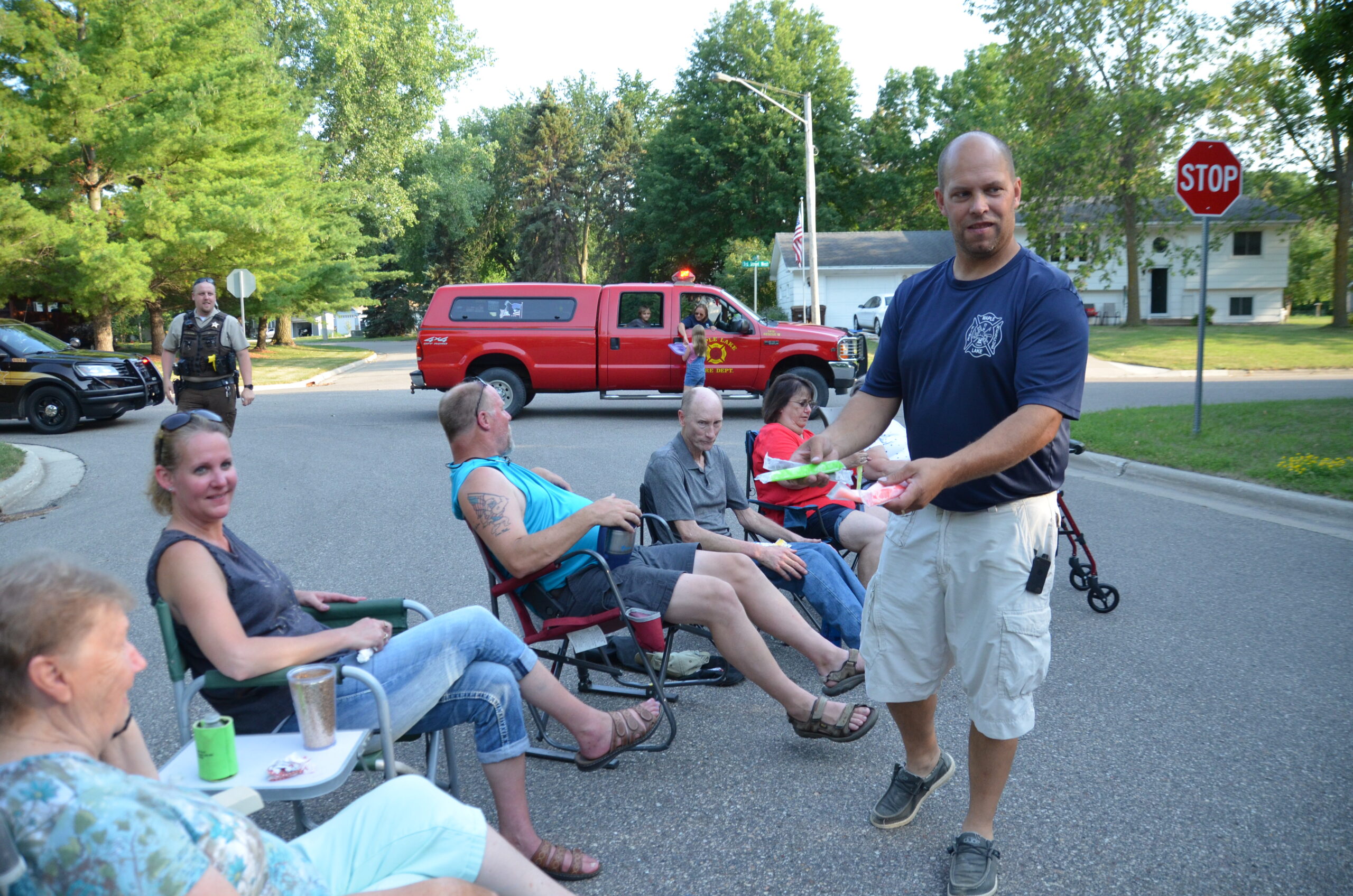 MLFD delivers on hot Night Out | Maple Lake Messenger